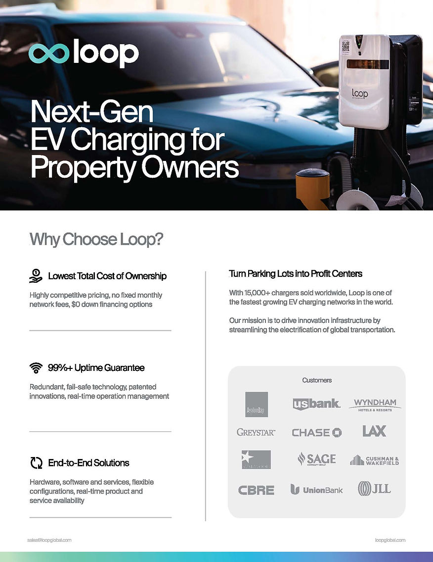 Loop EV Charging Stations | Mfi And Mfi West